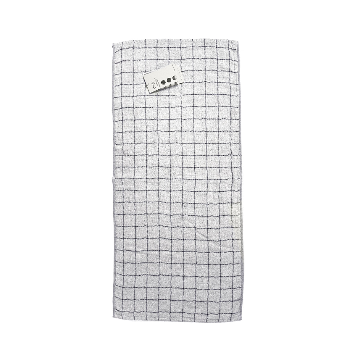 Kontex Graph Hand Towel - Charcoal: Official Stockist