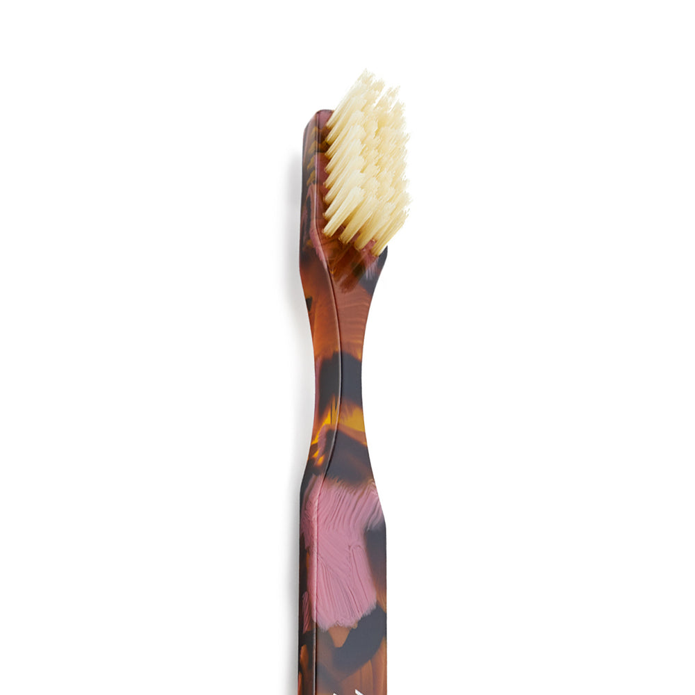 Acca Kappa Tortoise Shell Toothbrush - Pink Flambè & Brown – Saison