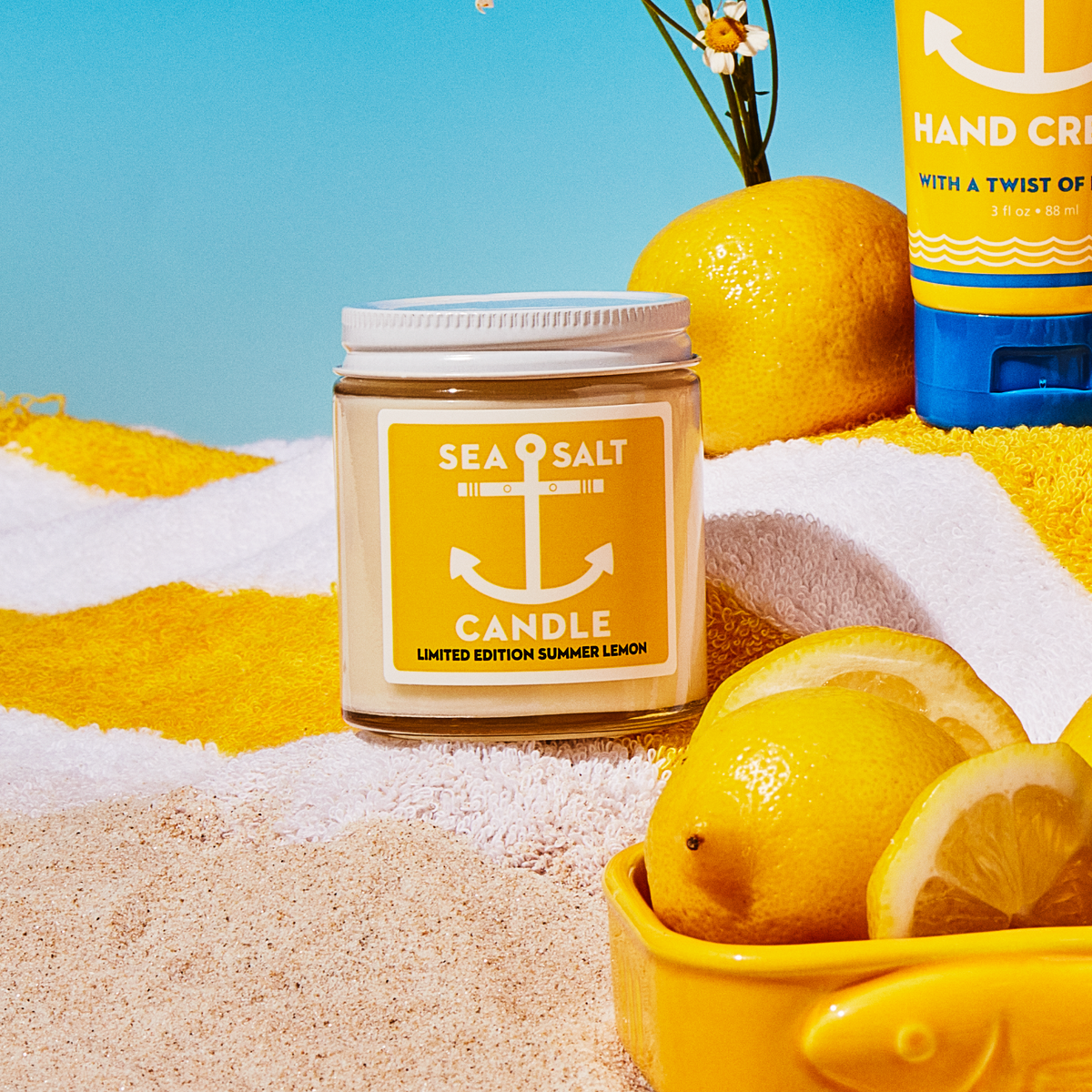 Kalastyle Swedish Dream Sea Salt Lemon Cutie Candle: Official Stockist