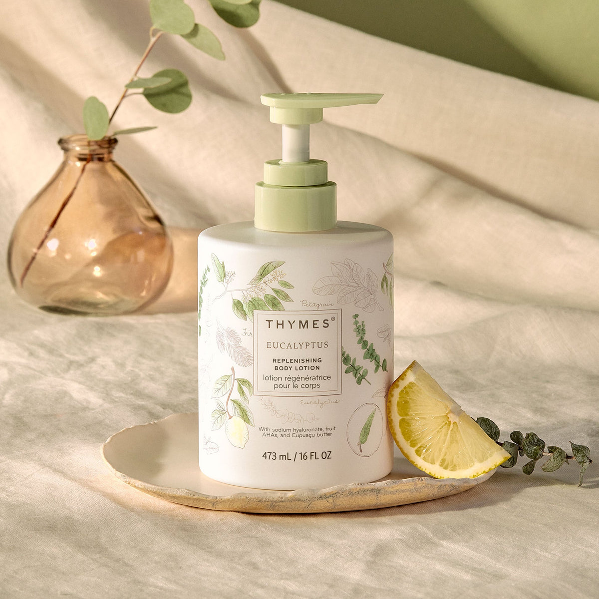 Thymes Eucalyptus Replenishing Body Lotion: Official Stockist