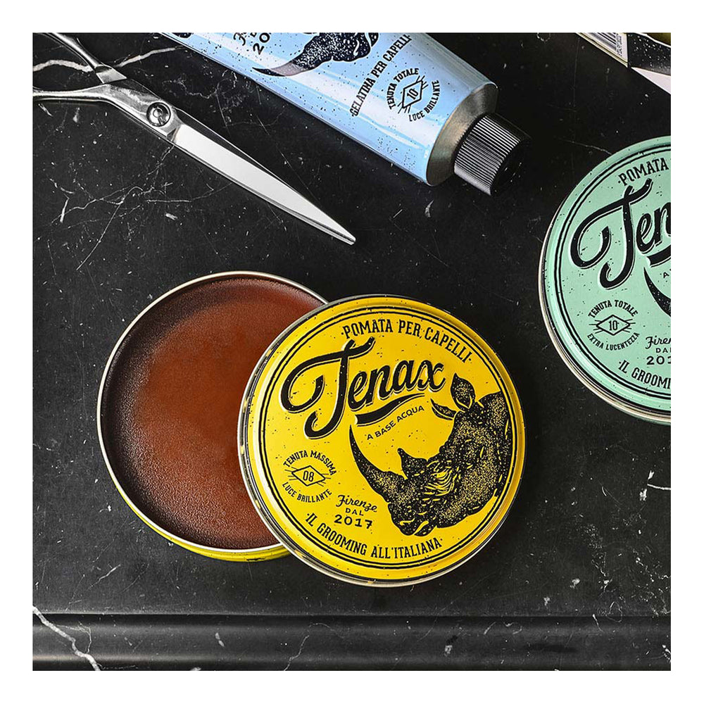 Tenax Pomade - Extra Strong Hold (Yellow Tin): Official Stockist