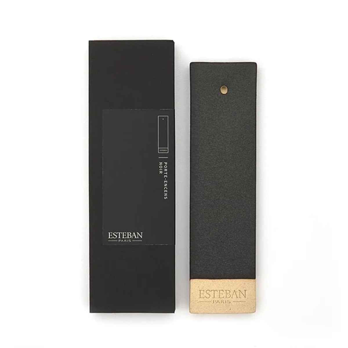 Esteban Ceramic Incense Tray - Black: Official Stockist