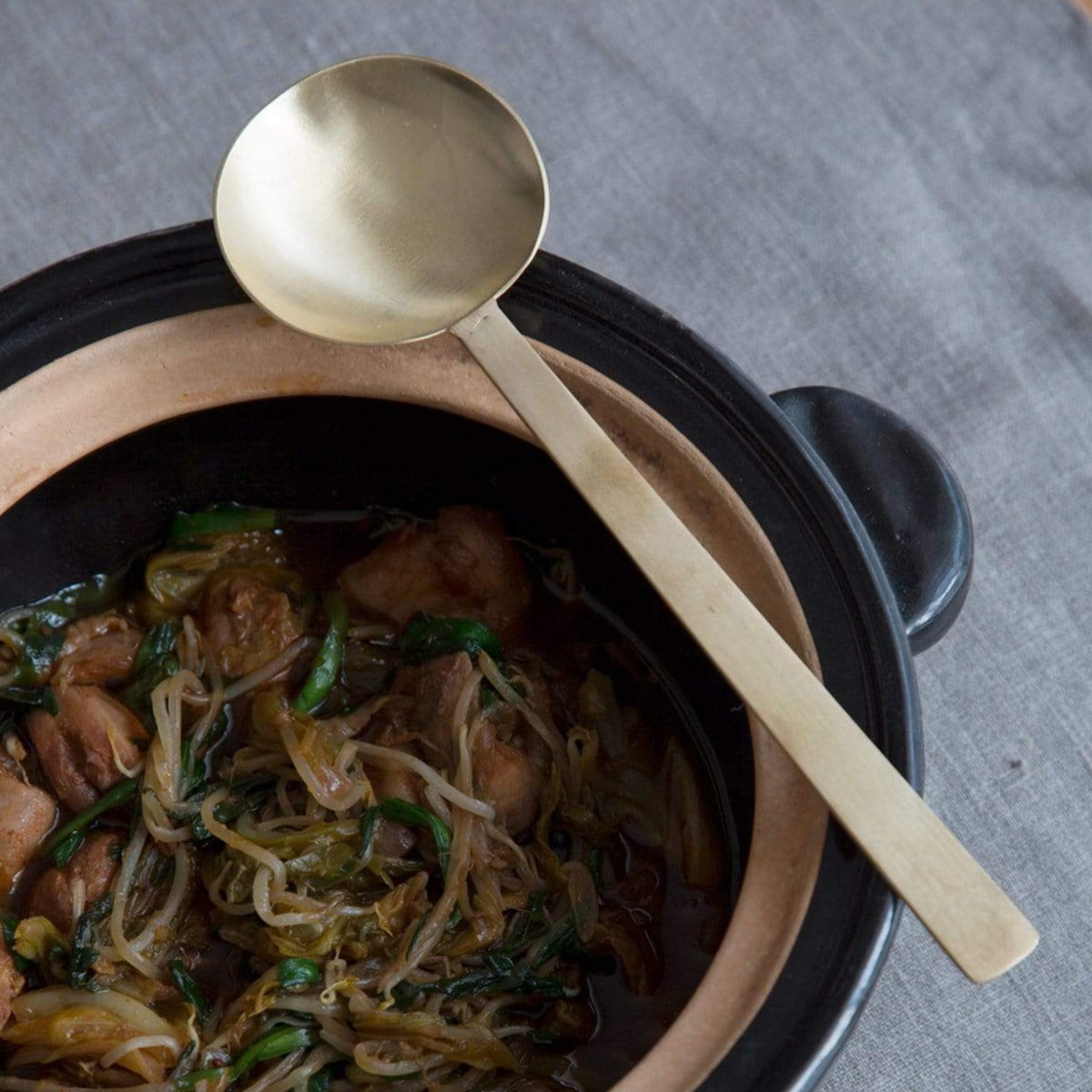 Fog Linen Work Brass Spoon: Medium: Official Stockist